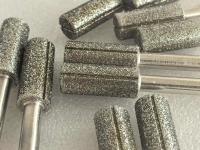 China Diamond Mounted Points With Slots Kind Grinding Pins for sale