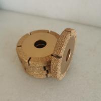 China Brazing Diamond Grinding Wheel 76*10*20*10mm D35/40 Suitable For Welding Complex And Precision Structures. for sale