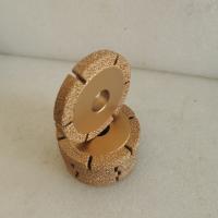 China Brazing Diamond Grinding Wheel 76*10*20*10mm D35/40 Suitable For Welding Complex And Precision Structures. for sale