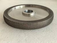 China Customized Electroplated CBN Grinding Wheel, Diameter 184mm, Grit Number B213 for sale