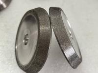 China Electro Bonded Grinding And Chamfering Wheels With Amber Color Cbn Electroplated Wheel for sale