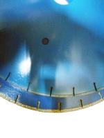 China 800mm Stone Blue Electroplated Diamond Blade with 10mm Thickness and D40/45 Grit for High Accuracy Machining for sale