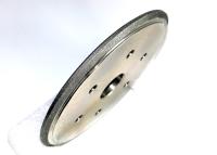 China D150 High Precision Electroplated Diamond Grinding Wheel 130mm x 8mm for Screw Tap Sharpening for sale
