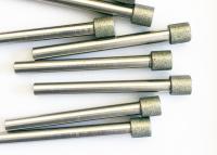China Electroplated Diamond Grinding Pins 76.2mm Length 12.7mm Head for Inner Diameter Grinding Applications for sale