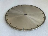 China 184.16mm Diameter Segmented Diamond Saw Blade With Electroplated Nickel Bond And Reinforced Steel Core For Concrete Cutting for sale