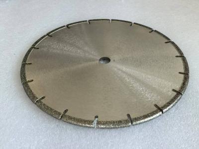 China 184.16mm Diameter Segmented Diamond Saw Blade With Electroplated Nickel Bond And Reinforced Steel Core For Concrete Cutting for sale