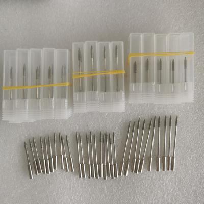 China D151# Electroplated Diamond Grinding Pins with 2.2mm Head Diameter and Abrasion-Resistant Diamond Coating for sale