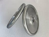 China Electro Diamond  Wheels For Polishing Glass With R6 Round Profile  Grinding Wheel for sale