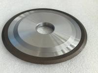 China Resin CBN Grinding Wheel 150mm OD 60 Degree V Shape Long Life For HSS Tool Grinding for sale