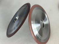 China Resin Diamond Grinding Wheel 14V1 150*8*32*3*6mm 60 Degree V Shape Long Life For Carbide Tools for sale