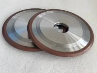 China Resin Diamond Grinding Wheel 14V1 150*8*32*3*6mm 60 Degree V Shape Long Life For Carbide Tools for sale
