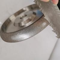 China Electroplated CBN Sharpening Wheel with Tooth Pitch 22mm and Inner Hole 25.4mm for Band Saw Blade for sale