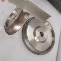 China Electroplated CBN Sharpening Wheel with Tooth Pitch 22mm and Inner Hole 25.4mm for Band Saw Blade for sale