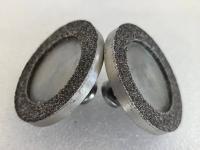 China Custom 50mm Diameter B252 Grit Size Electroplated CBN Grinding Head for High-Hardness Metals for sale