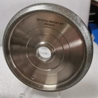 China Customized Electroplated CBN Wheel With 203mm OD And WM 7/39.5 Profile For Wood Band Saw Sharpening for sale