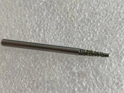 China Electroplated Diamond Grinding Pins With Steel Body Grit Number D30/35, R1*3*10*45*3 for sale