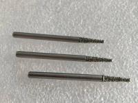 China Electroplated Diamond Grinding Pins With Steel Body Grit Number D30/35, R1*3*10*45*3 for sale