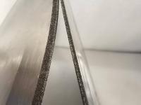 China Electroplated CBN Saw Blade 350mm B151 Grit 30mm Bore for Cutting Steel Wire Rubber Pipe for sale