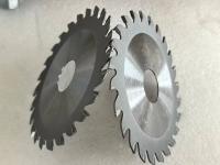 China Carbide Saw Blade 115mm 25.4mm Bore Steel Body for Cutting Aluminium Profiles for sale