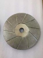 China 250mm x 25mm Diamond Sharpening Wheel with 32mm Inner Hole - D40/50 Grit for Knife Sharpener Machines for sale