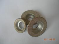 China Cylindrical Diamond Grinding Head D100 Grit with Electroplating Process for Hard Material Shaping for sale