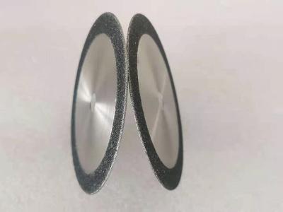 China Electroplated CBN Grinding Wheel 1A1 Shape 100mm Diameter 0.8mm Thickness for Wood Band Saw Sharpening for sale