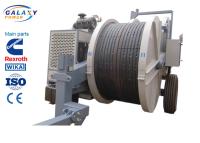 China 140KN Cable Pulling Equipment , 4km/H Correspending Speed Hydraulic Wire Puller for sale
