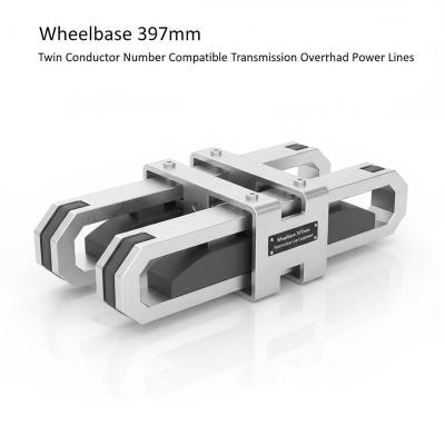 China Wheelbase 397mm Transmission Line Equipment Twin Conductor Number Compatible Transmission Overhead Power Lines Equipment for sale