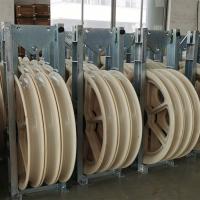 China Nylon Sheave Aluminum Conductor Stringing Block For Power Line Construction for sale