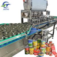 China Automatic Aluminium Can Filling Sealing Machine for Hummus and Pease for sale