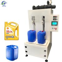China Semi Automatic Small Liquid Detergent Chemical Filling Machine for Plastic Bottle 1000ml for sale