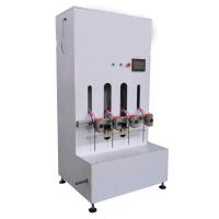 China Semi Automatic Small Liquid Detergent Chemical Filling Machine for Plastic Bottle 1000ml for sale