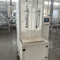 China Chemical Filling Machine PLC Beverage Plastic Bottle Handling Liquid Detergent Bleach Acidic Corrosive Substances Semi Automatic for sale