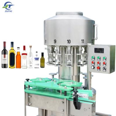 China Full Automatic Rotary Liquid Filling Machine 2000 BPH Glass Bottle Juice Vacuum Filler Fruit Vinegar Bottle Filling Machine for sale