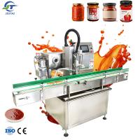China High-Viscosity Liquid Seasoning Glass Jar Bottle Soy Chili Salad Hoisin Automatic Chili Sauce Filling Machine for sale