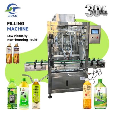 China Multi-Purpose 304/316 Stainless Steel Automatic Gravity Water Juice Beverage Filling and Capping Machine for Non-Foaming Liquid for sale