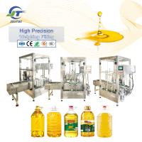China Food Grade Full Automatic Quantitative Weighing Edible Oil Soybean Peanut Sunflower Corn Palm Coconut Oil Filling Machine for sale