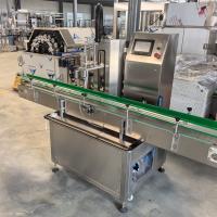 China Automatic High Viscosity 304/316L Heat Preservation Rotor Pump Jam Chocolate Paste Filling Machine with Conveyor for sale