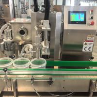 China Automatic High Viscosity 304/316L Heat Preservation Rotor Pump Jam Chocolate Paste Filling Machine with Conveyor for sale