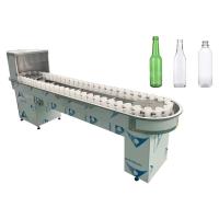 China Semi Automatic Rotary High Pressure Plastic Glass PET Bottle Rinser for Wine and Water Bottle Washing Cleaning for sale