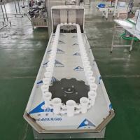 China Semi Automatic Rotary High Pressure Plastic Glass PET Bottle Rinser for Wine and Water Bottle Washing Cleaning for sale