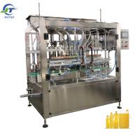 China Automatic Lubricant Engine Motor Oil Filling Machine 4 Head Production Line With Capping Sealing for Lube Fluid Bottling for sale