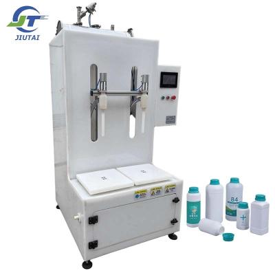 China Fully Semi-Automatic Large Capacity rust Remover Drum Weighing Checking and Filling Machine for sale