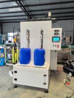 China Thick Industrial Solvent Packing Machine Semi-Automatic Chemical Weighing Filling Machine for sale