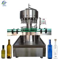 China Wholesalers Online Automatic Red Wine Gin Brandy  Negative Pressure Liquid Filling Line Machine for sale