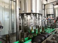 China Automatic Vodka Alcohol White Wine Glass Bottle Cleaning Vacuum Filling Machine with Liquid Canning for sale