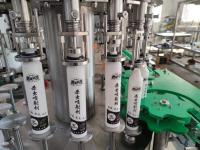 China Automatic Vodka Alcohol White Wine Glass Bottle Cleaning Vacuum Filling Machine with Liquid Canning for sale