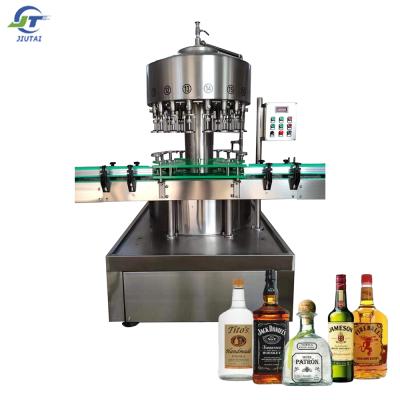 China Fully Automatic Negative Pressure Rotating Liquid Wine Alcohol Filling Equipment for Fruit Wine Vodka with Water Application for sale