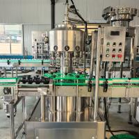 China Fully Automatic Negative Pressure Rotating Liquid Wine Alcohol Filling Equipment for Fruit Wine Vodka with Water Application for sale