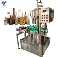 China Automatic Tracking Vacuum Filling Machine for 300ml Plastic Bottle Wine Vinegar Mineral Water With Conveyor Belt for sale